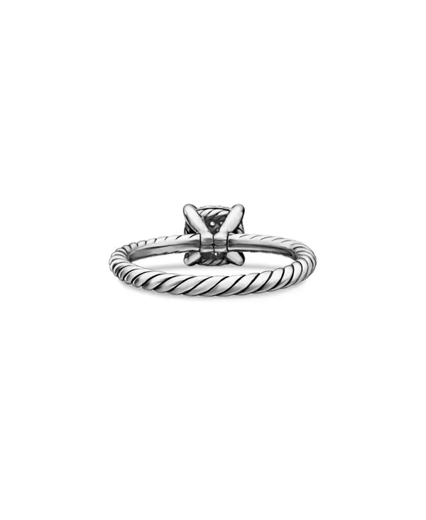 David Yurman Petite Chatelaine Diamond Ring - Silver