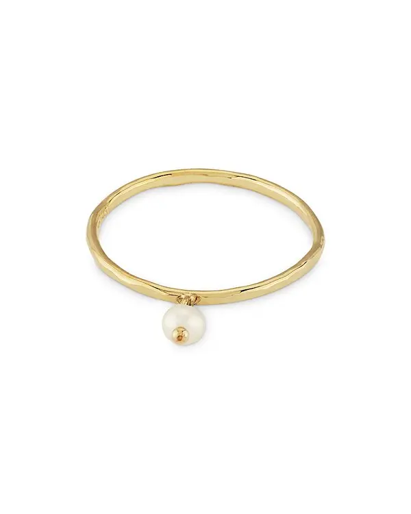 MOON & MEADOW 14k Yellow Cultured Freshwater Pearl Dangle Ring - Gold