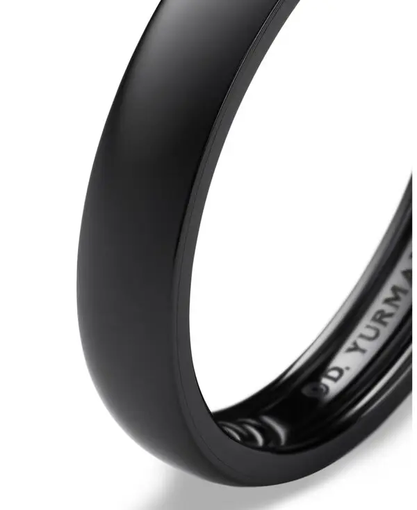 David Yurman 4mm Classic Band - Black Titanium