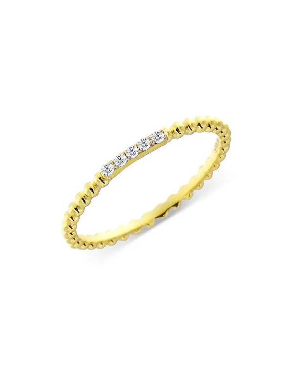 Meira T 18k Yellow Diamond Ball Ring - Gold