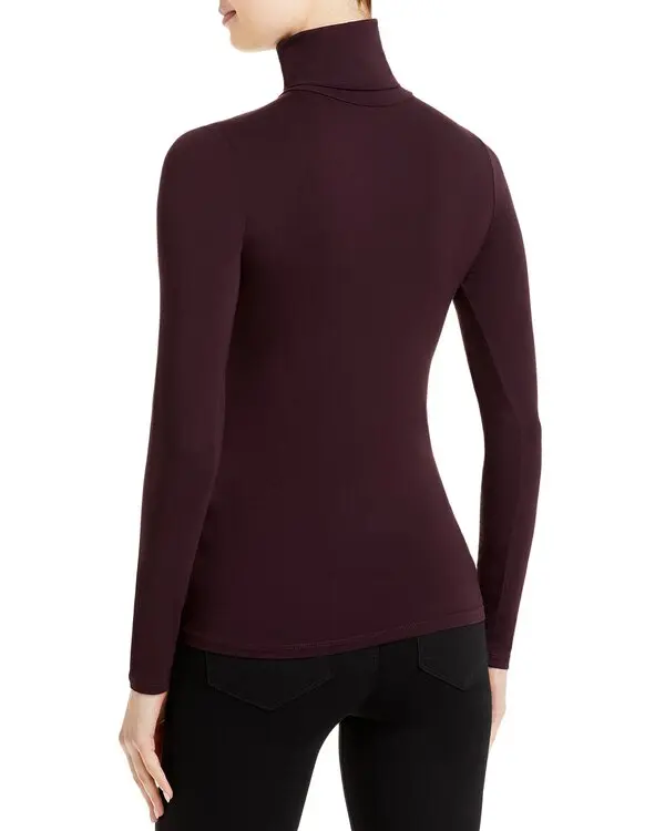 Majestic Filatures Soft Touch Long Sleeve Turtleneck - Aubergine