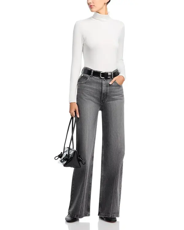 Majestic Filatures Soft Touch Long Sleeve Turtleneck - Cream