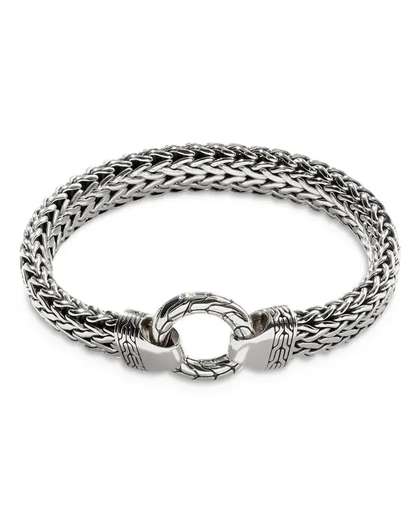 John Hardy Sterling Classic Chain Ring Clasp Bracelet