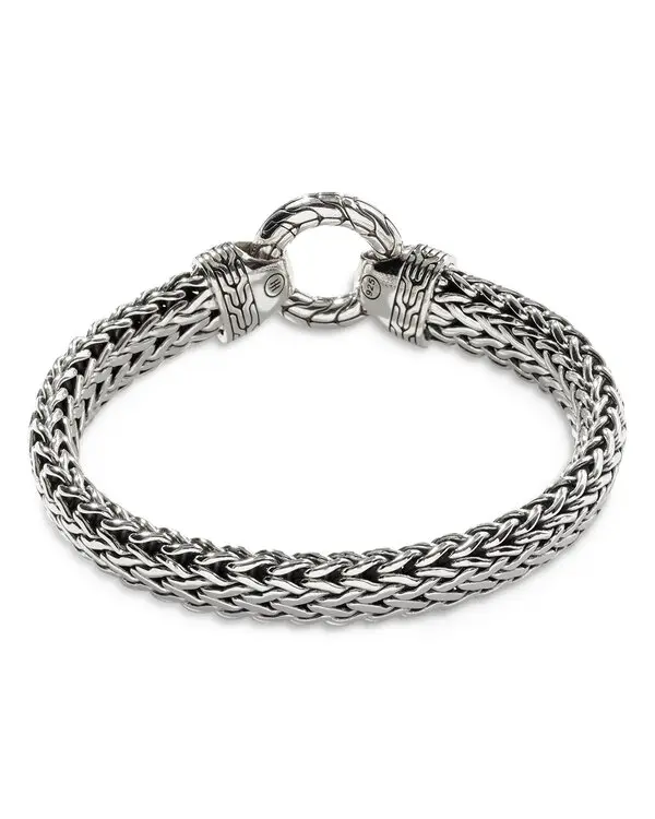 John Hardy Sterling Classic Chain Ring Clasp Bracelet