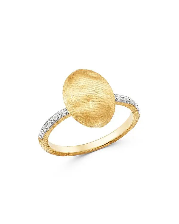 Marco Bicego 18k Yellow Gold Siviglia Diamond Ring - White/gold