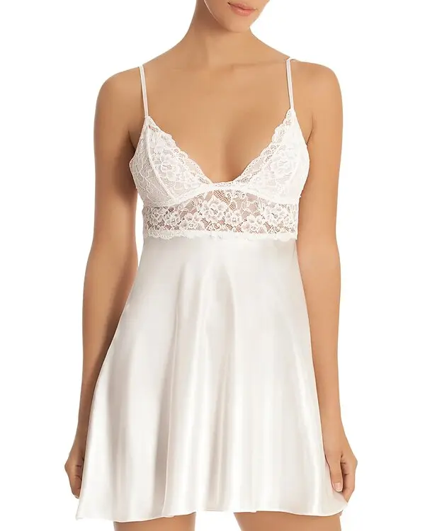 IN BLOOM BY JONQUIL Satin Charmeuse Chemise Exclusive - Ivory