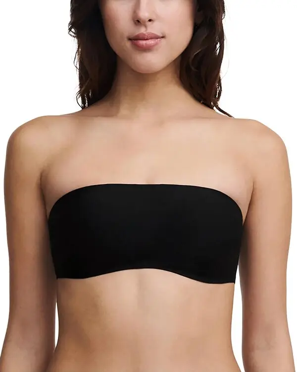 Chantelle Soft Stretch Padded Bandeau Bra - Black
