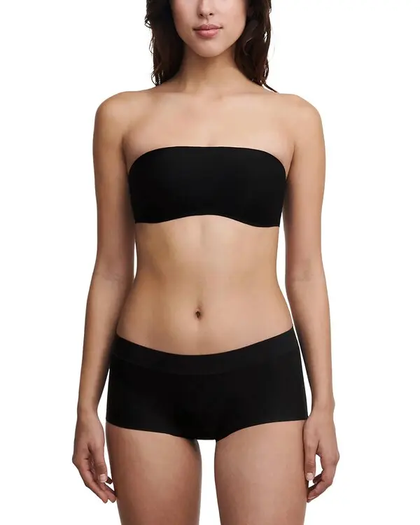 Chantelle Soft Stretch Padded Bandeau Bra - Black