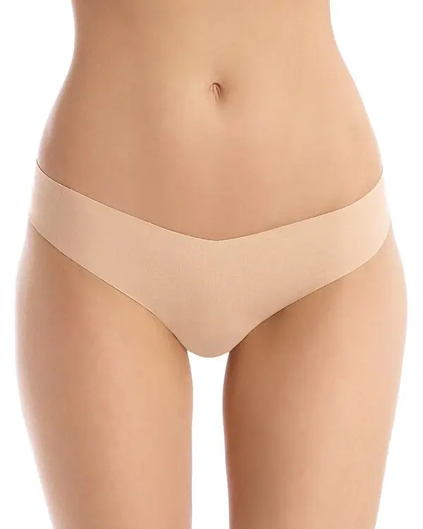 Commando Technical Cotton-blend Thong - Nude
