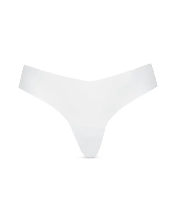 Commando Technical Cotton-blend Thong - White