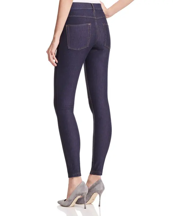 Hue Essential Denim Leggings - Deep Indigo Wash