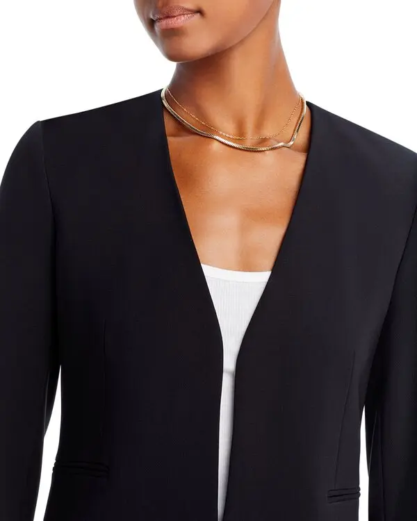 Theory Lindraya Admiral Crepe Blazer - Black