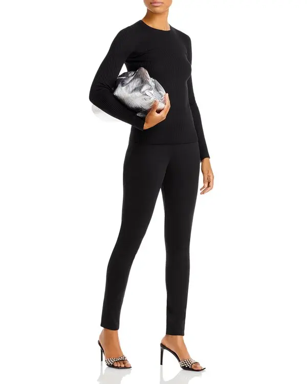 Theory Mirzi B Merino Wool Top - Black