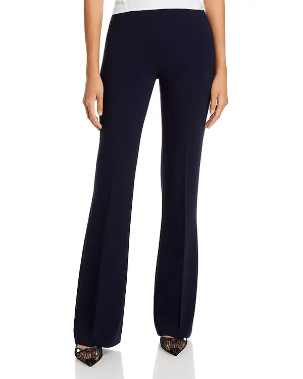 Theory Demitria Admiral Crepe Flared Pants - Deep Navy