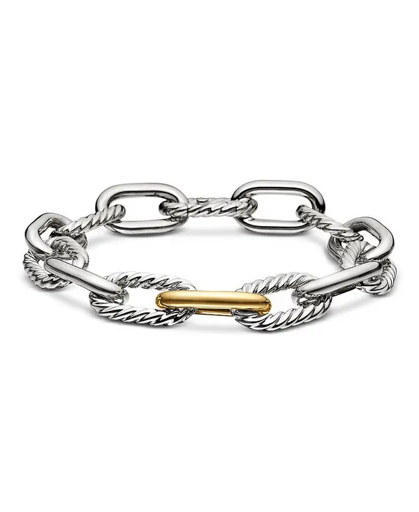 David Yurman Dy Madison Chain Bracelet - Silver/gold