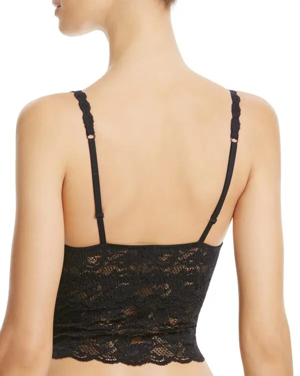 Cosabella Never Say Never Cropped Lace Cami - Black