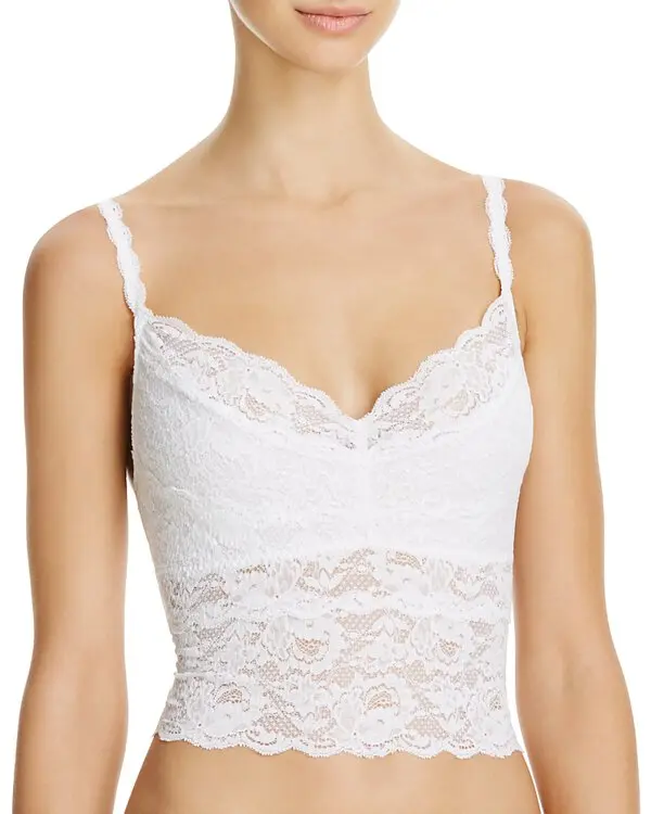 Cosabella Never Say Never Cropped Lace Cami - White