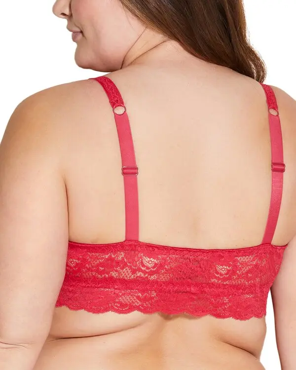 Cosabella Plus Never Say Never Sweetie Soft Bra - Mystic Red