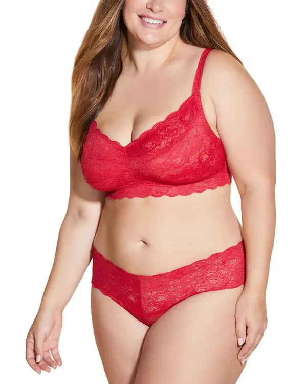 Cosabella Plus Never Say Never Sweetie Soft Bra - Mystic Red
