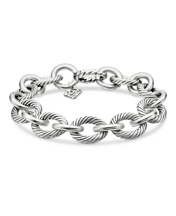 David Yurman Oval Link Chain Bracelet - Silver
