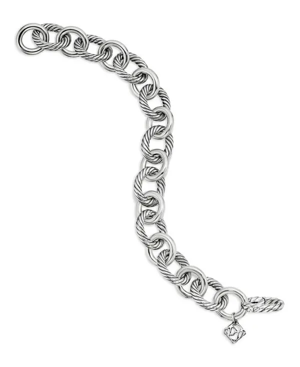 David Yurman Oval Link Chain Bracelet - Silver