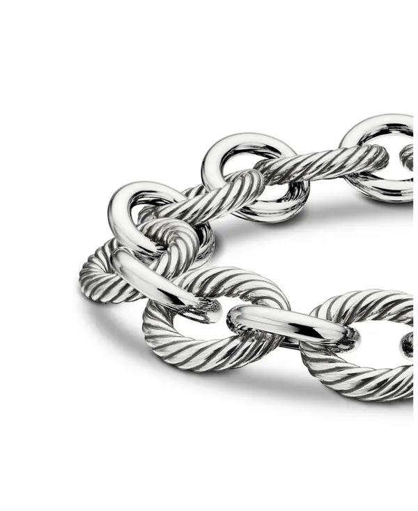 David Yurman Oval Link Chain Bracelet - Silver