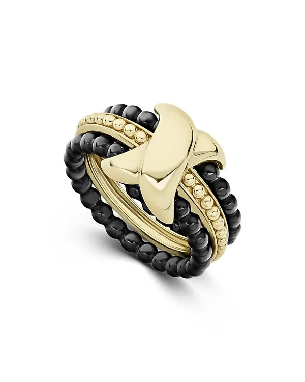 Lagos Meridian Stack Ring - Multi/gold