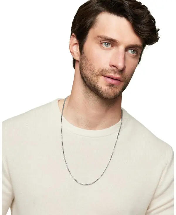 David Yurman Small Box Chain - Silver