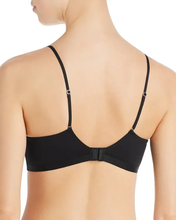 ON GOSSAMER Next To Nothing Microfiber Wireless T-shirt Bra - Black