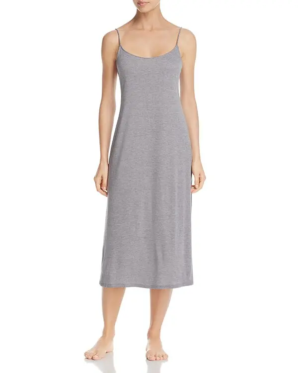 Natori Shangri La Knit Gown - Heather Gray