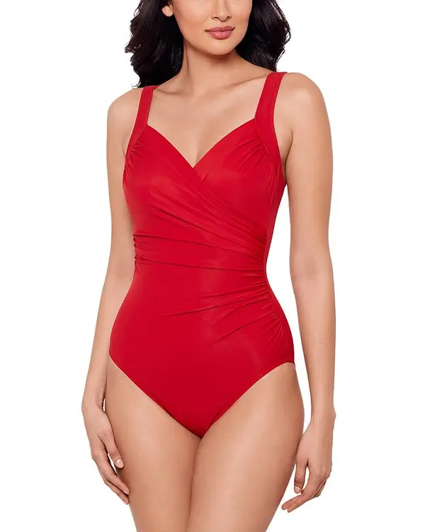 Miraclesuit Dd Cup Sanibel One Piece Swimsuit - Cayenne Red