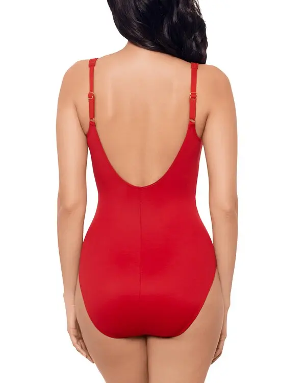 Miraclesuit Dd Cup Sanibel One Piece Swimsuit - Cayenne Red