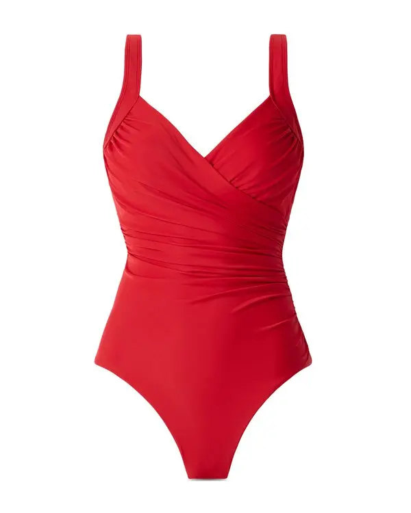 Miraclesuit Dd Cup Sanibel One Piece Swimsuit - Cayenne Red