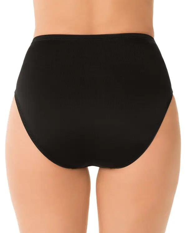 Miraclesuit Solid High-waisted Bikini Bottom - Black
