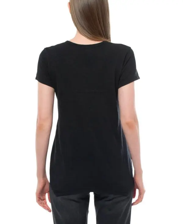 Wilt High/low Shrunken Boyfriend Tee - Black