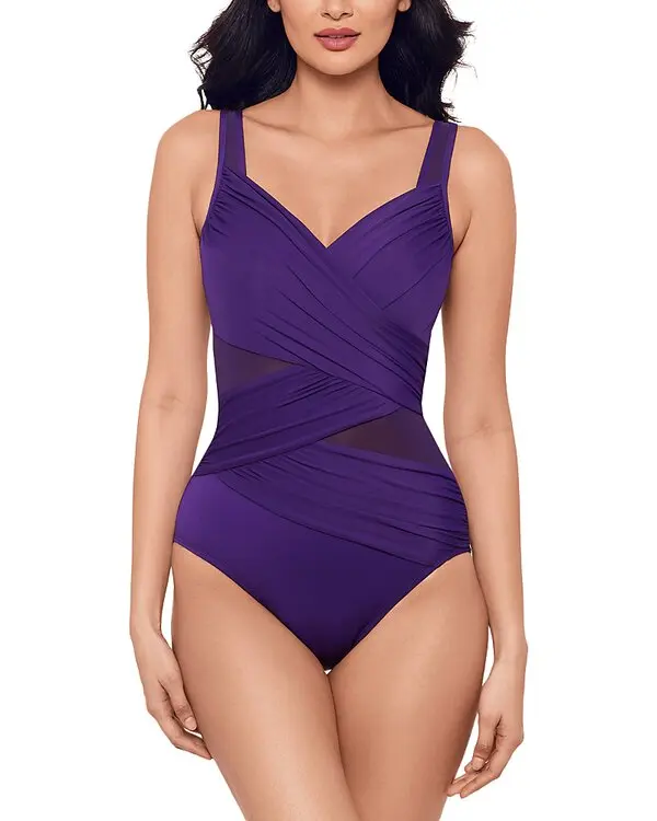 Miraclesuit Network 18 Madero One Piece Swimsuit - Mulberry