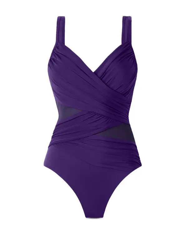 Miraclesuit Network 18 Madero One Piece Swimsuit - Mulberry