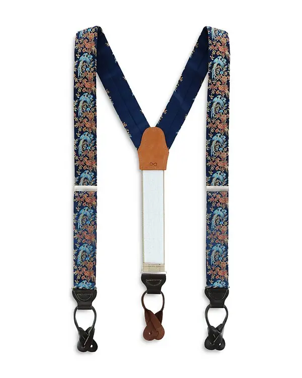 Trafalgar Birds Of Prosperity Silk Brace - Navy