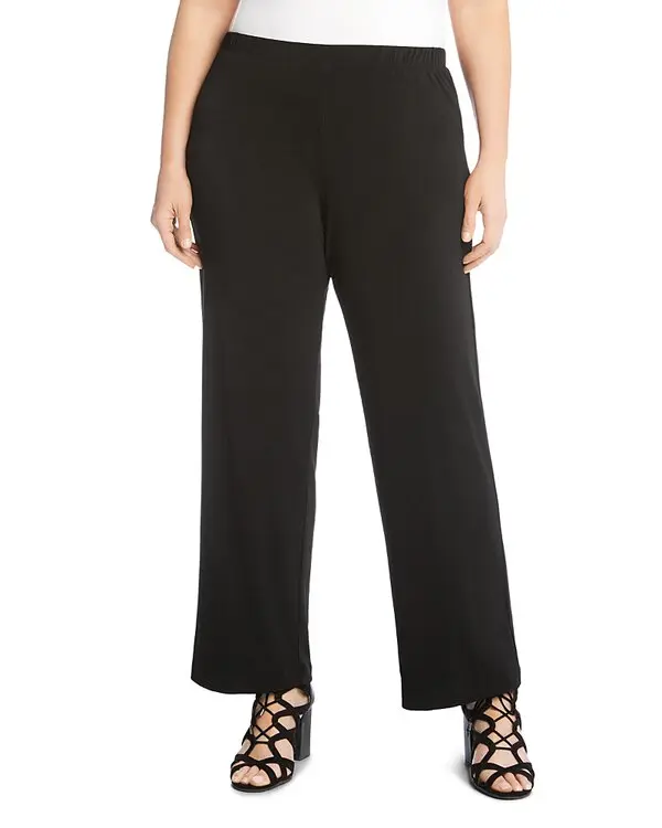 Karen Kane Plus Crepe Straight-leg Pants