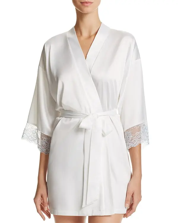 IN BLOOM BY JONQUIL The Mrs. Wrap Robe - Ivory