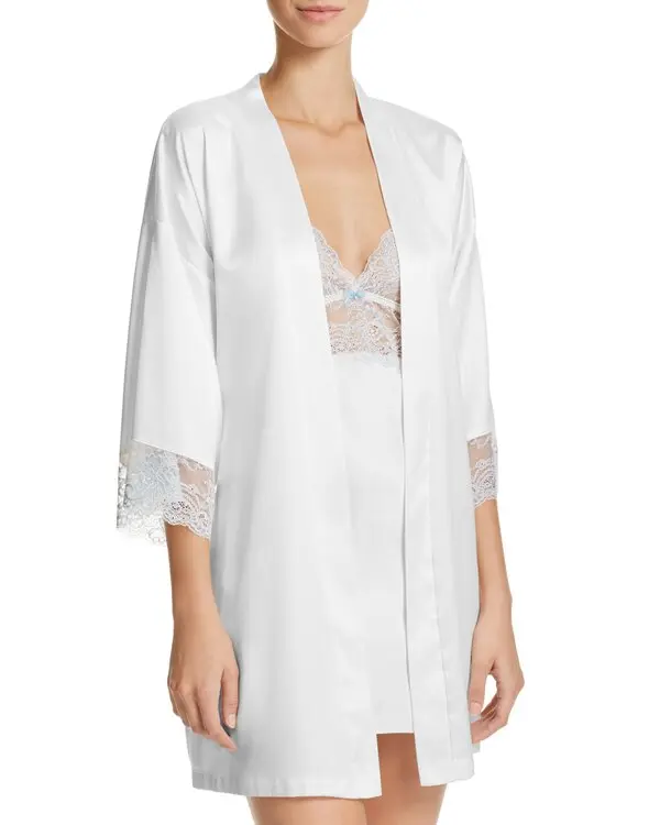 IN BLOOM BY JONQUIL The Mrs. Wrap Robe - Ivory