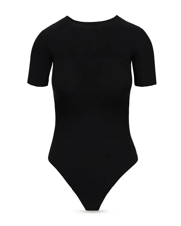 Commando Butter Short Sleeve Thong Bodysuit