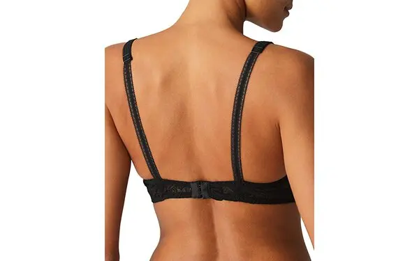 Simone Perele Karma Wirefree Triangle Lace Bra - Black