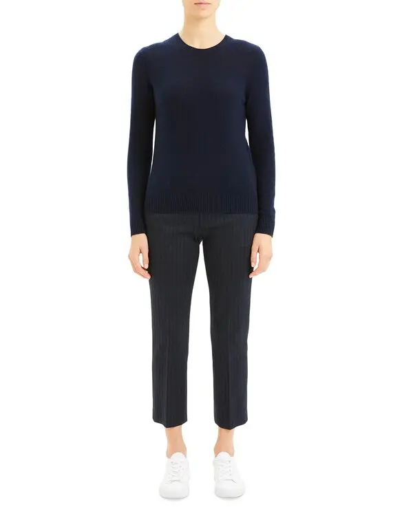 Theory Featherweight Cashmere Sweater - Deep Navy