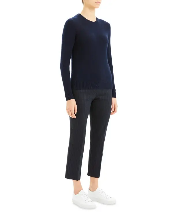 Theory Featherweight Cashmere Sweater - Deep Navy
