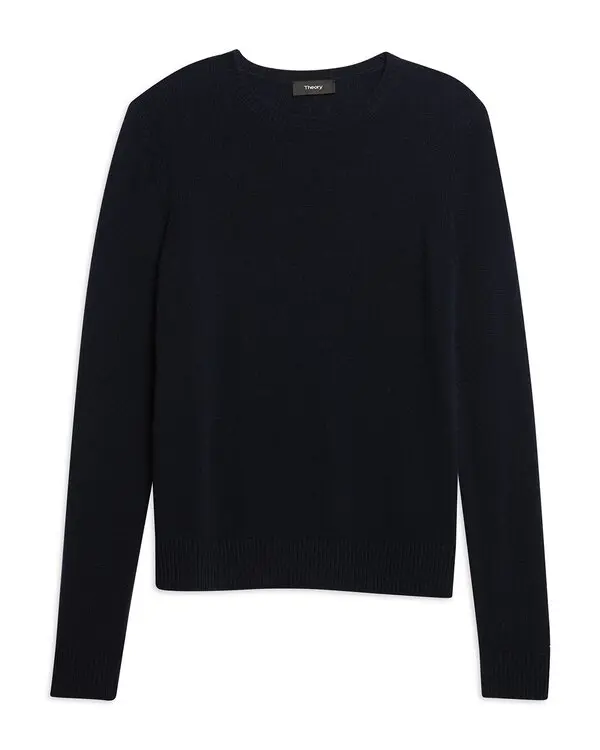 Theory Featherweight Cashmere Sweater - Deep Navy