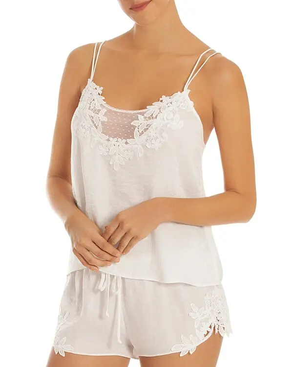 IN BLOOM BY JONQUIL Satin Cami & Shorts Pajama Set - Ivory