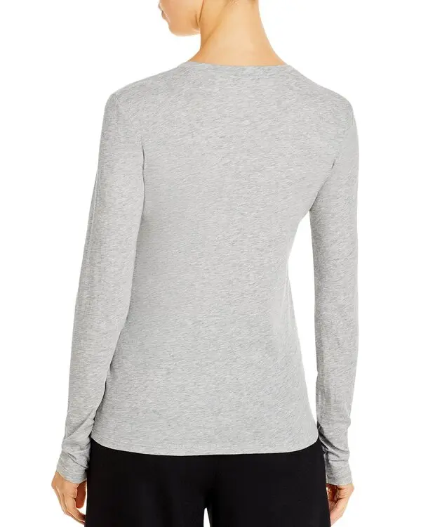 Vince Essential Crewneck Top - Grey