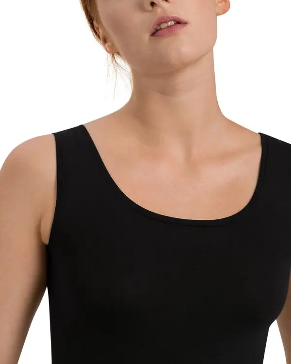 Hanro Soft Touch Tank - Black