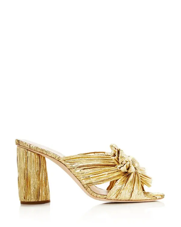 LOEFFLER RANDALL Penny Pleated High Heel Sandals